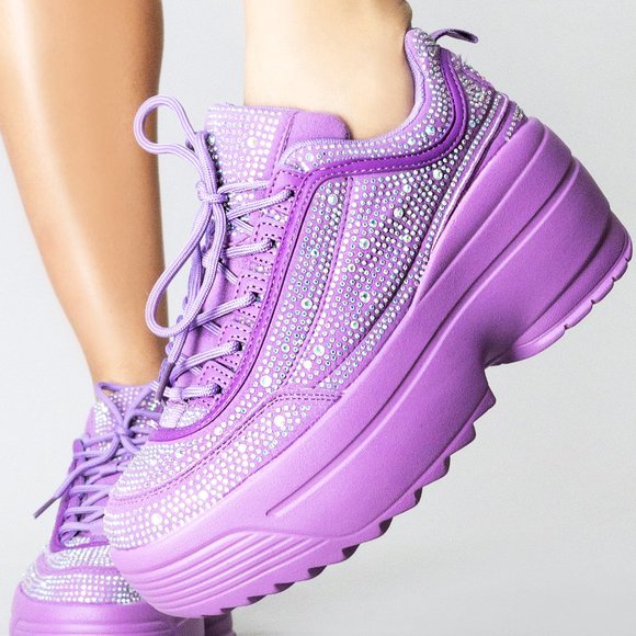 Berness | Shoes | Berness Lily 50 Twilight Sparkle Rhinestone Purple ...